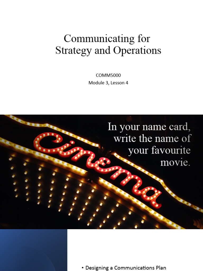Effective Communication Plan Guide | PDF | Communication | Target Audience