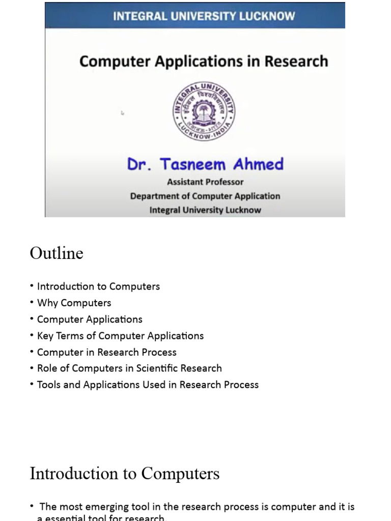 Unit-5 Computer Applications in Research | PDF | Application Software | Spss