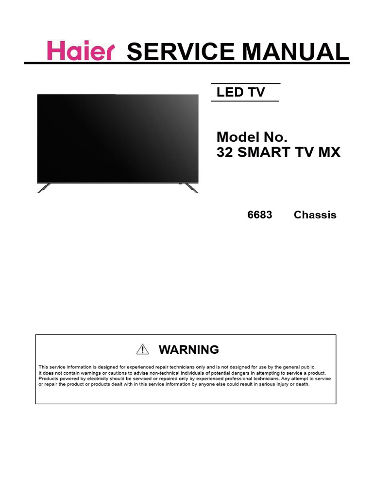 32 SMART TV MX-66831-DH1U6DD0101-Russia-SMv1.0 PDF | PDF ...
