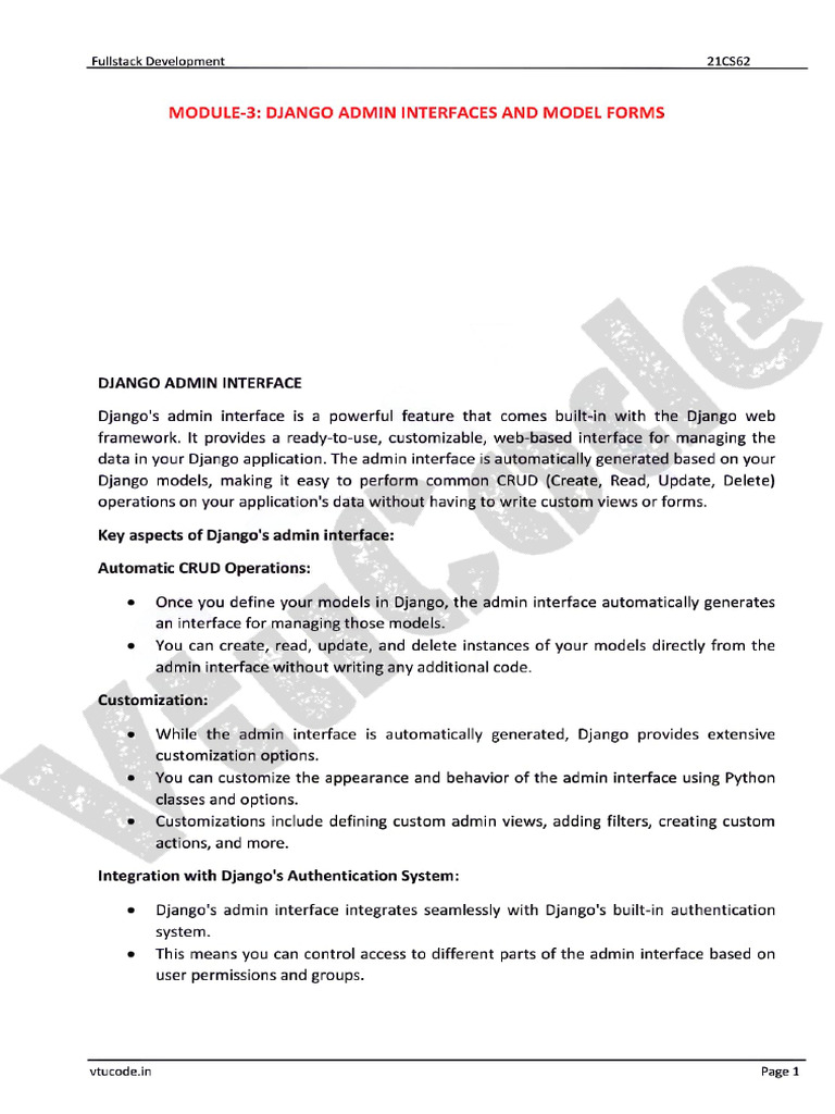 @vtucode - in 21CS62 Module - 3 - 2021 Scheme | PDF