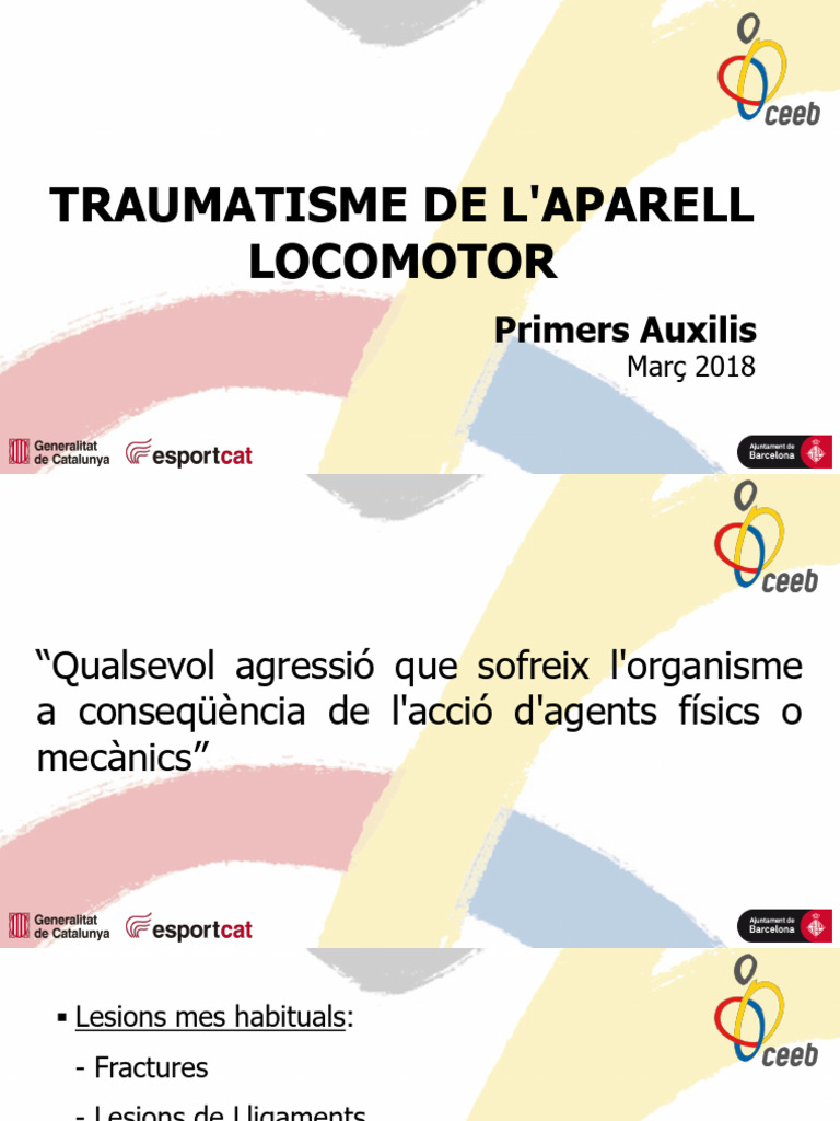 3 - Traumatismes Aparell Locomotor | PDF