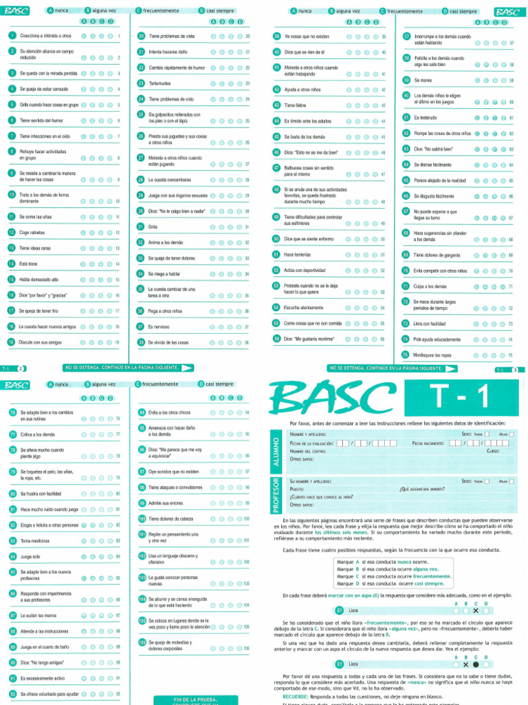 Basc HR T1 | PDF