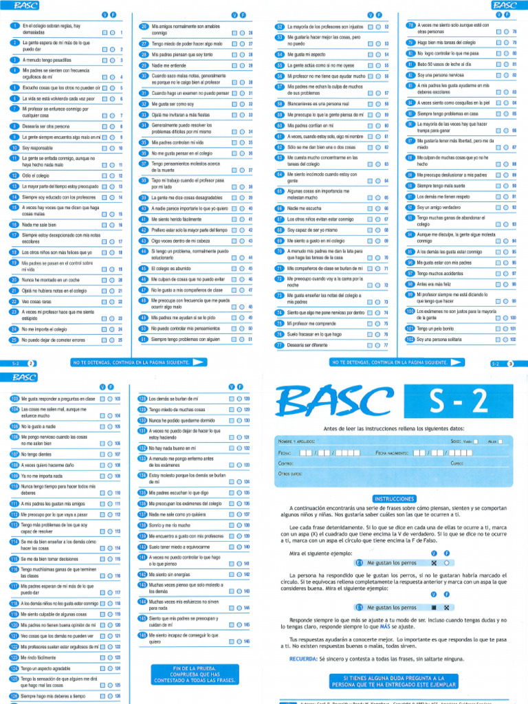 Basc HR S2 | PDF