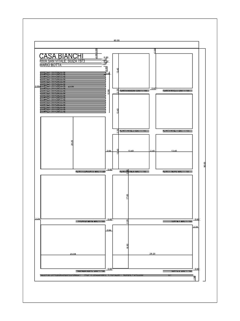 Diagramacion Casa Bianchi - Tea 1 2024-1 | PDF