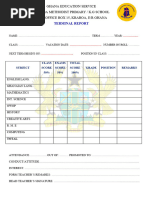 Daily Lesson Plan Template for Ghana | PDF