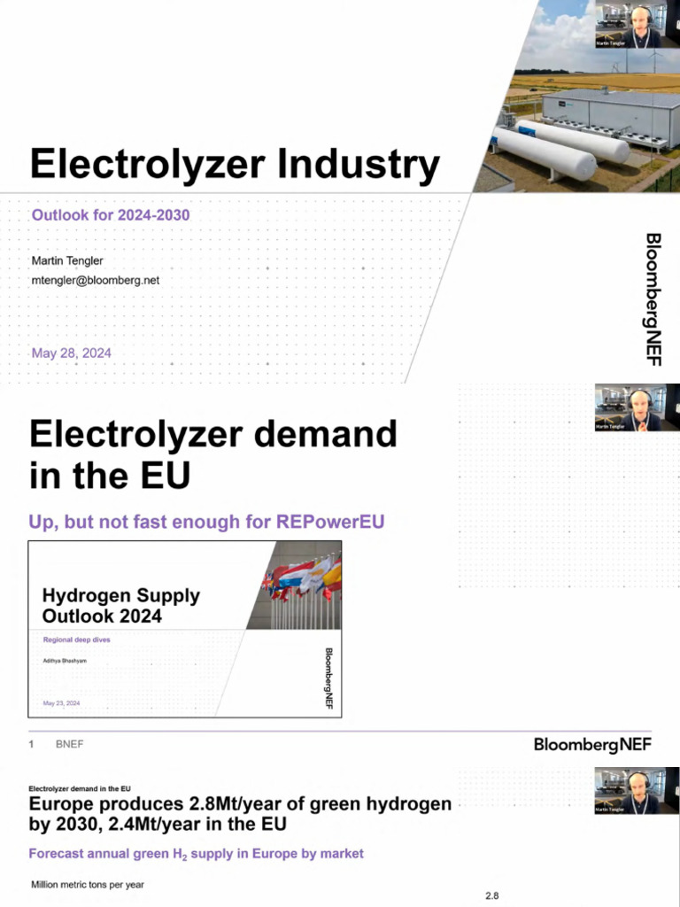 Electrolyzer Industry - May 2024 | PDF