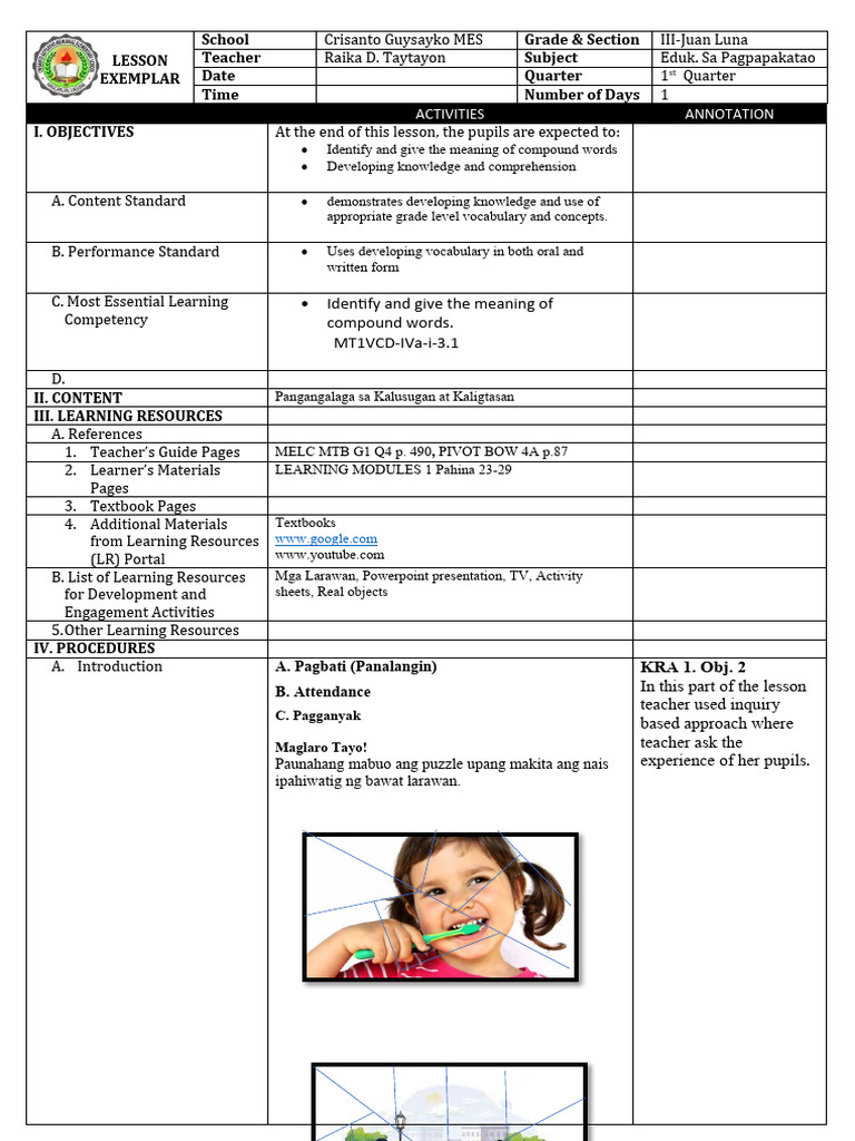 1st Quarter ESP | PDF