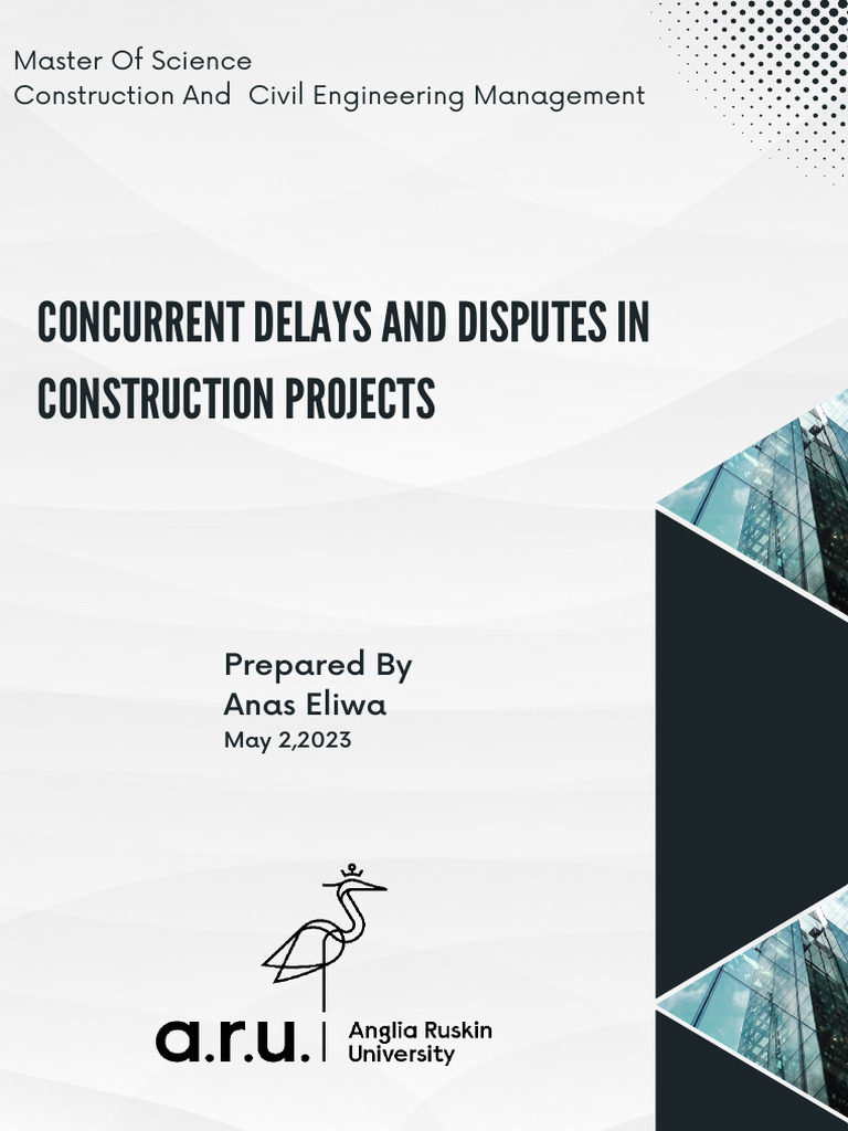 Concurrent Delays and Disputes in Construction Projects 1701824823 ...