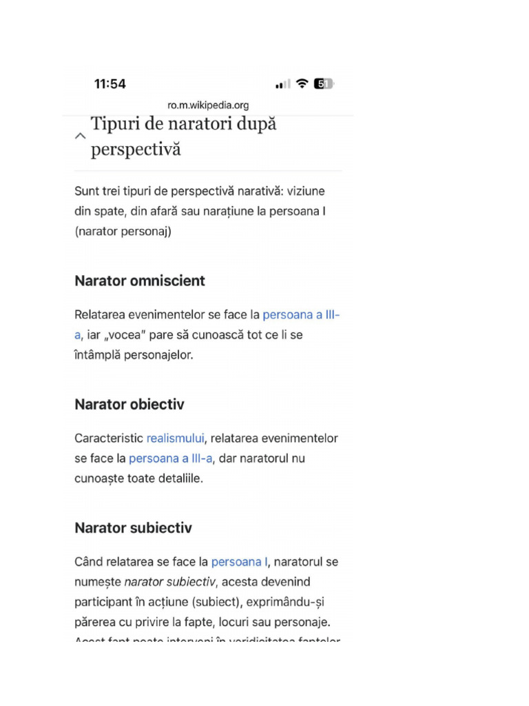 TIPURI DE NARATORI | PDF