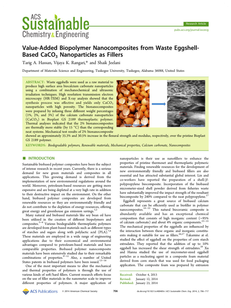 Value-Added Biopolymer Nanocomposites From Waste Eggshell-Based Caco ...