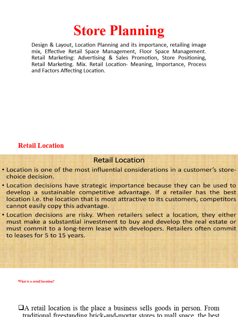 Retail Management | PDF | Retail | Marketing