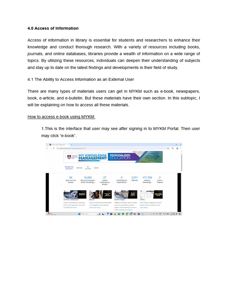Access of Information | PDF | Libraries | Information