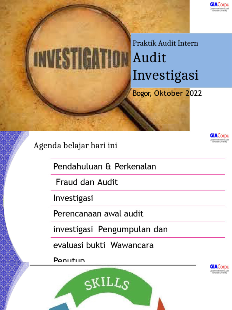 Praktik AI - Audit Investigasi | PDF | Bisnis