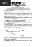 Biology Classification Notes for Form 3 | PDF | Leaf | Genus