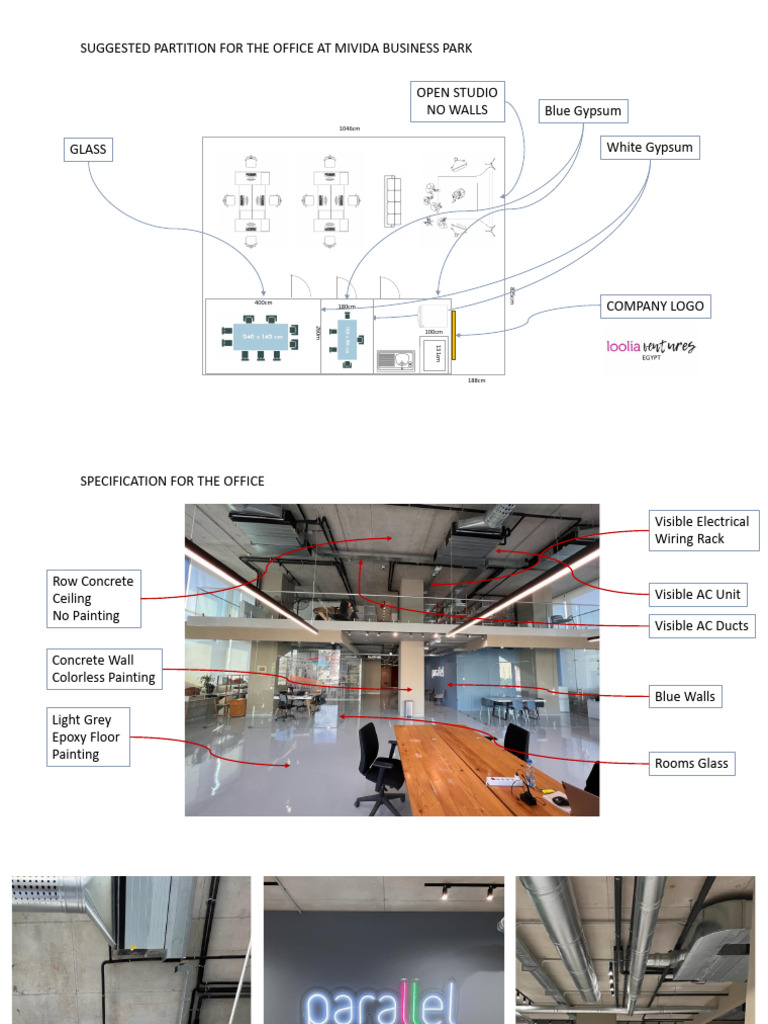 Office Partition Plan for Mivida Park | PDF