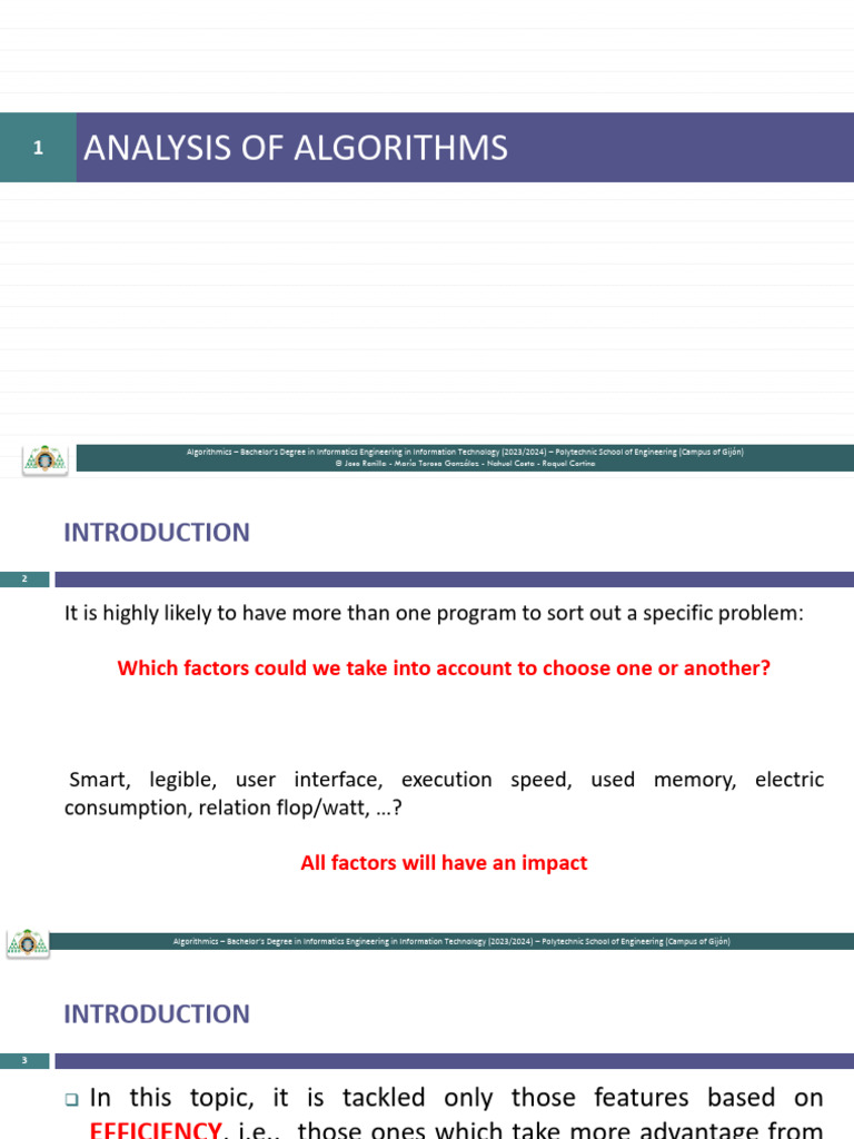 Chapter1 CEX ALG 2023-2024-English | PDF | Mathematics | Computer Science