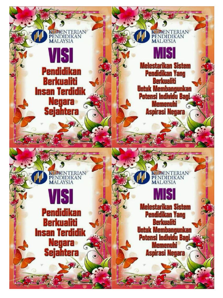 Misi dan Visi KPM | PDF