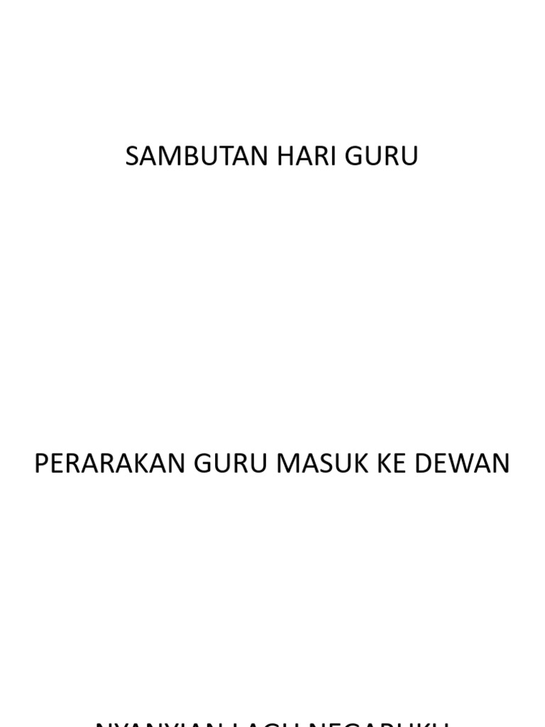 Hari Guru Cincai | PDF