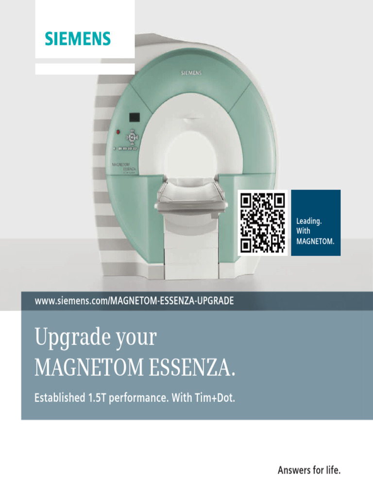 MRI MAGNETOM ESSENZA Dot Upgrade - Brochure - 1800000000876180 ...