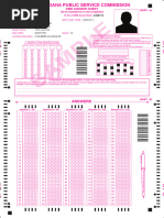 150 Questions OMR Sheet | PDF | Writing Implements | Stationery