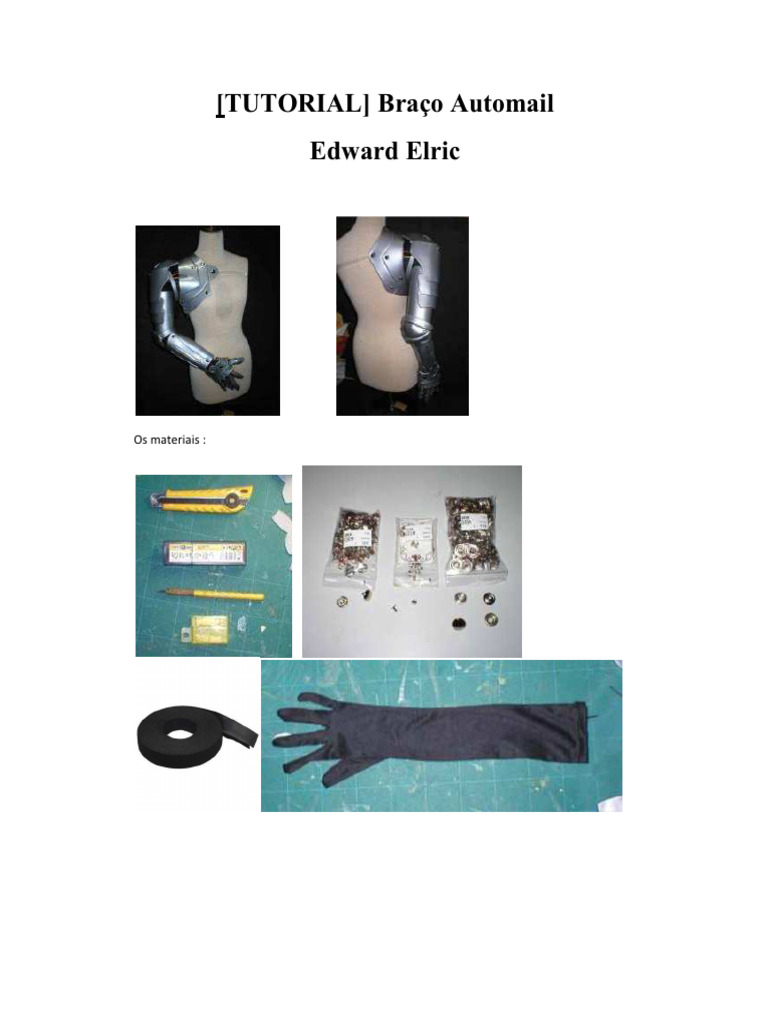 81495304-TUTORIAL Braco Automail Edward Elric | PDF
