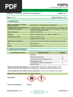 FISPQ Detergente - Minuano Neutro | PDF | Queimadura | Primeiros socorros