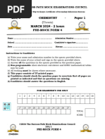 Kcse Phy Pp2 2024 | PDF | Photoelectric Effect | Electrodynamics