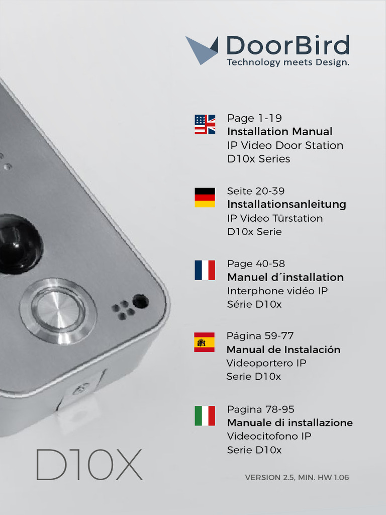Manual d10x en de | PDF | Electrical Connector | Electronics