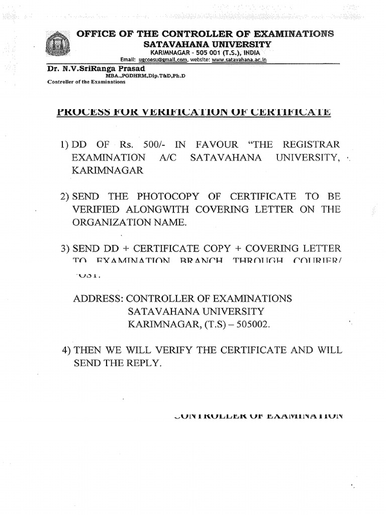 PROCESS-FOR-VERIFICATION-OF-CERTIFICATE | PDF