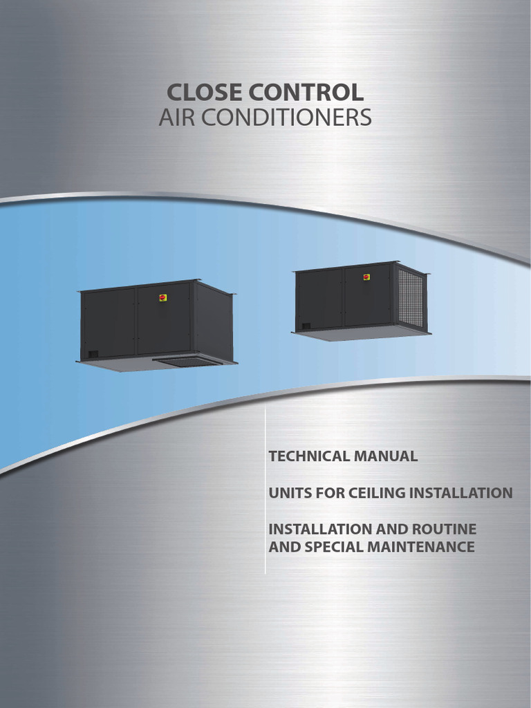 Ceiling Unit Installation and Maintenance Manual en | PDF | Humidity ...