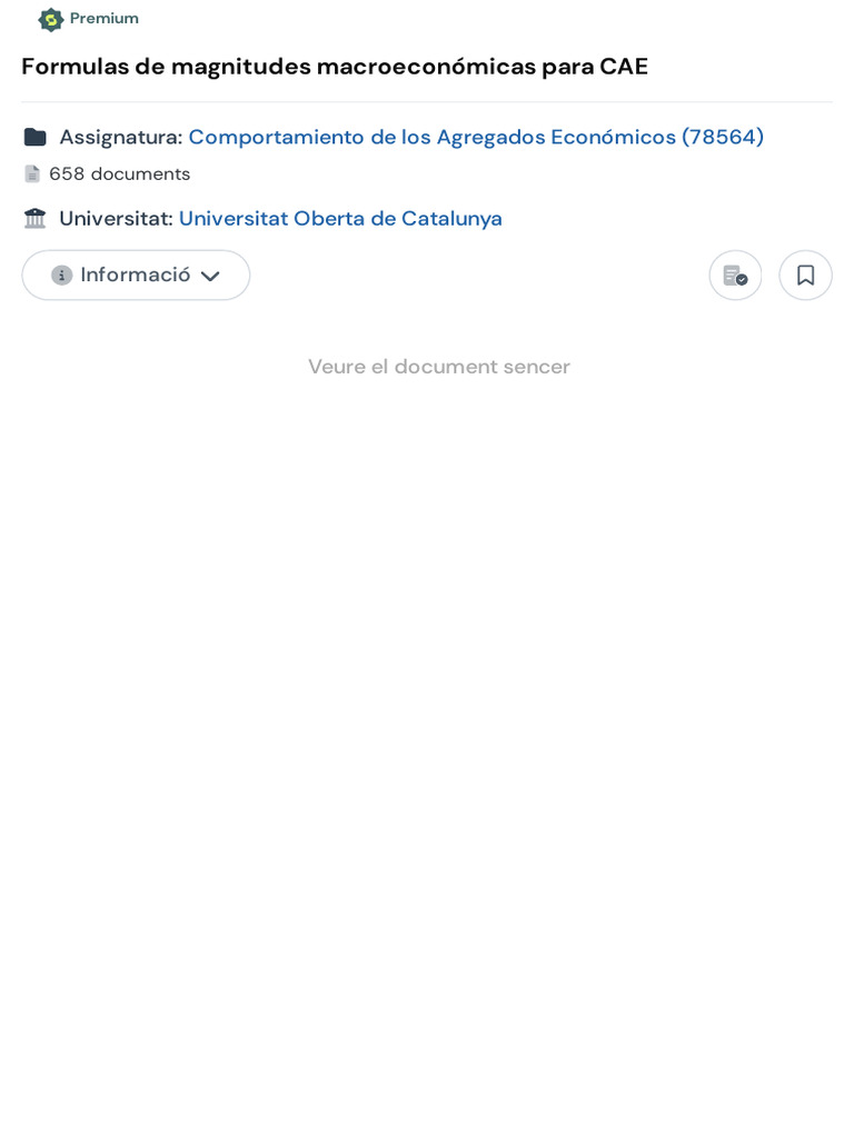 Formulas de Magnitudes Macroeconomicas para Cae - Compress | PDF ...
