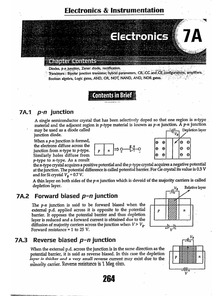 Electronics | PDF | P–N Junction | Bipolar Junction Transistor