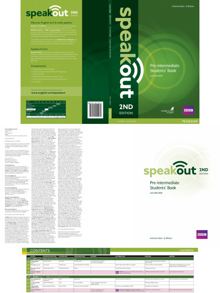 Speakout Pre Intermediate | PDF
