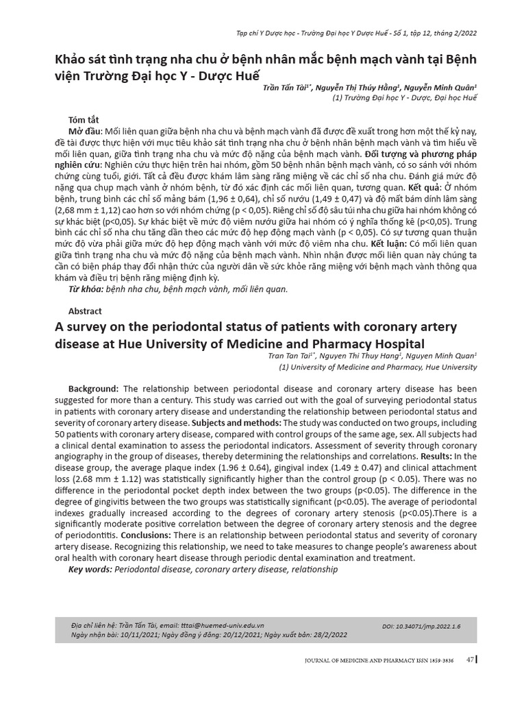 Vnc ở Bn Bệnh Mạch Vành | PDF