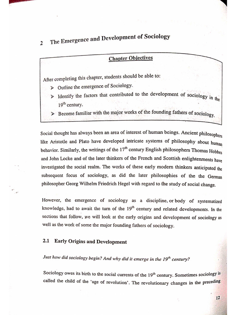 Sociology Chapter 2 | PDF