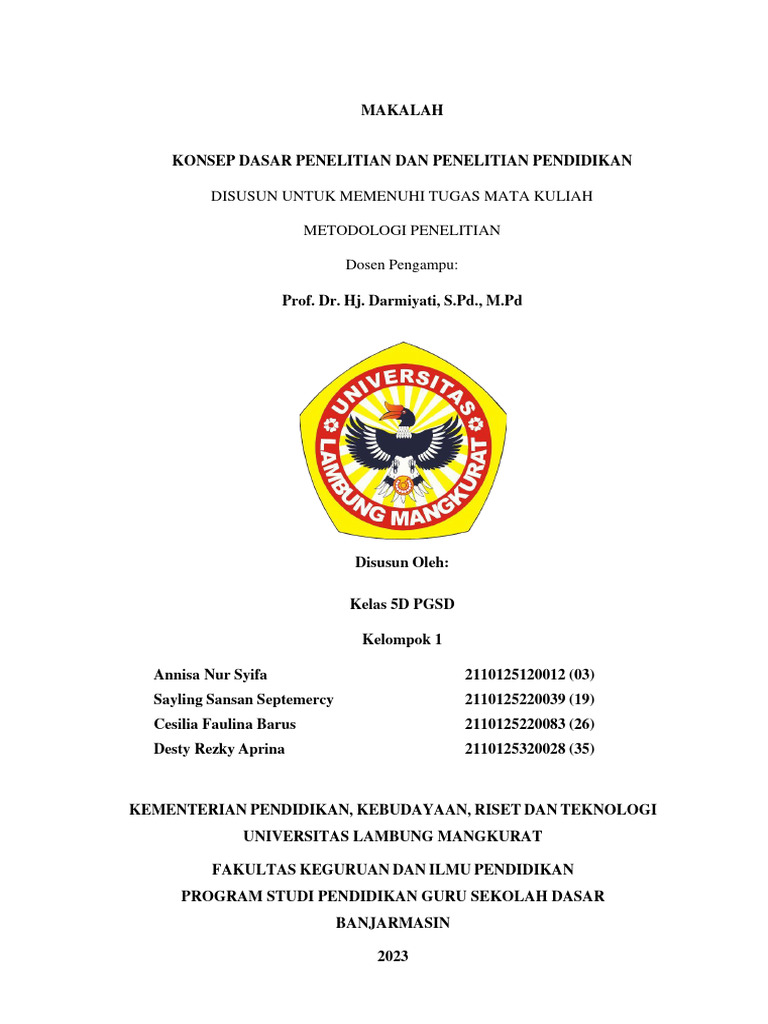 Makalah Metopen Kel 1 (Turnitin) | PDF