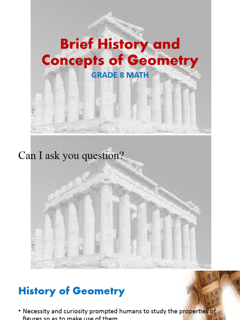 Brief History and Concepts of Geometry | Download Free PDF | Line ...
