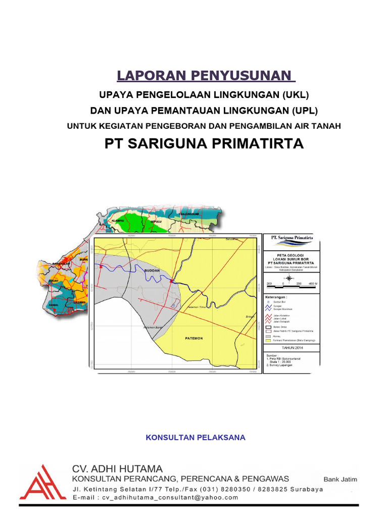 Cover Laporan Ukl Upl | PDF