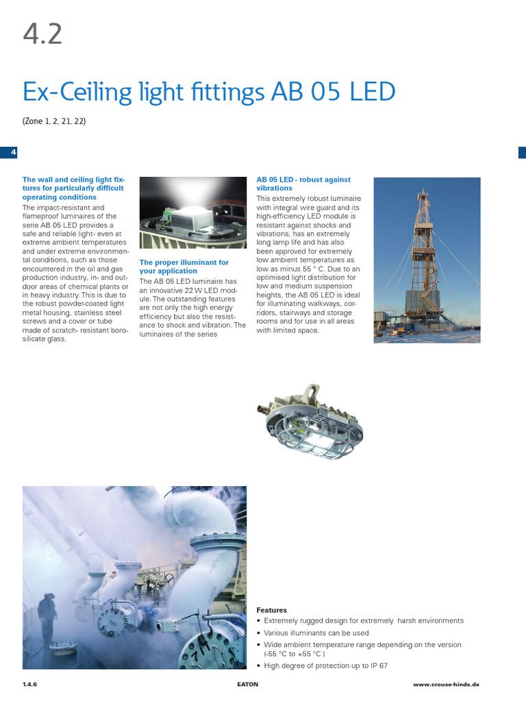 crouse-hinds-ab05-led-catalog-page | PDF | Electrical Components | Electricity