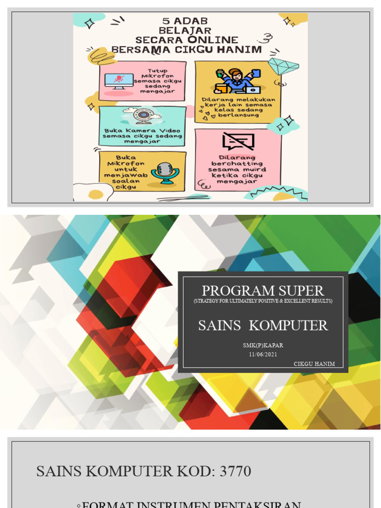 Bengkel Teknik Menjawab Sains Komputer 2021 | PDF