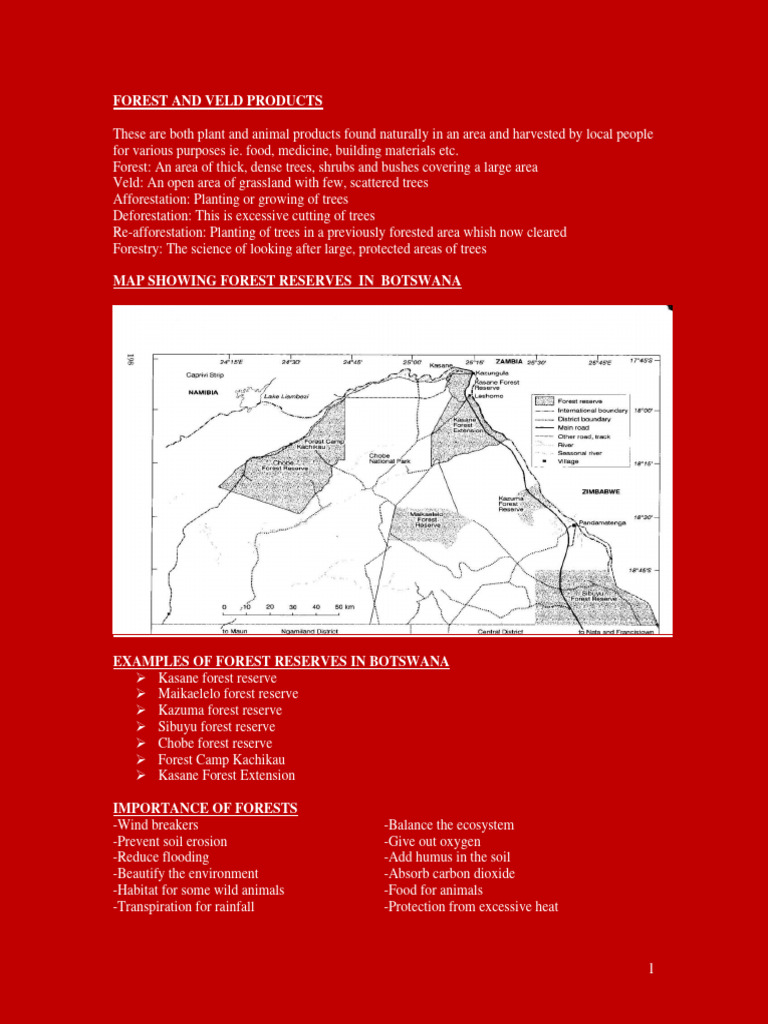 5 Forest and Veld Products | PDF | Forests | Conservation Biology
