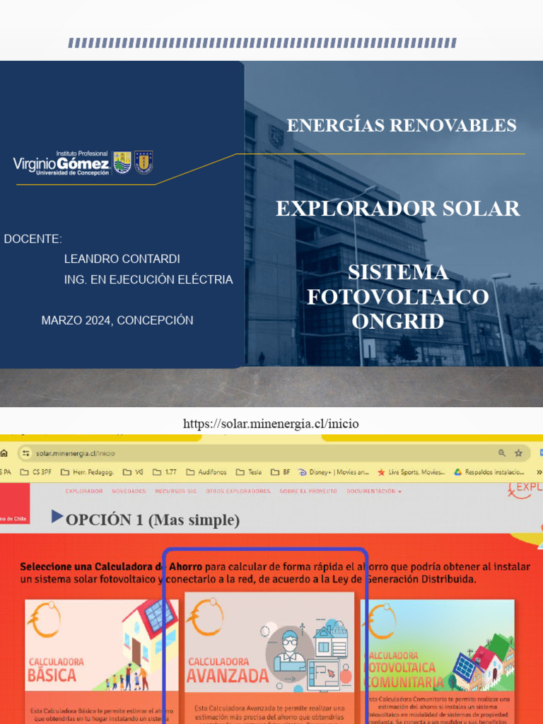 Presentación VG EERR 2.5 FV Explorador Solar - Sist Ongrid y Offgrid ...