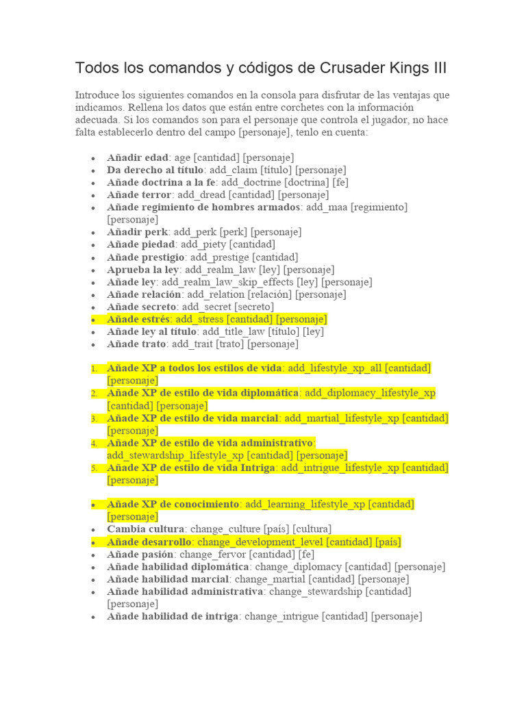 Crusader Kings III | PDF