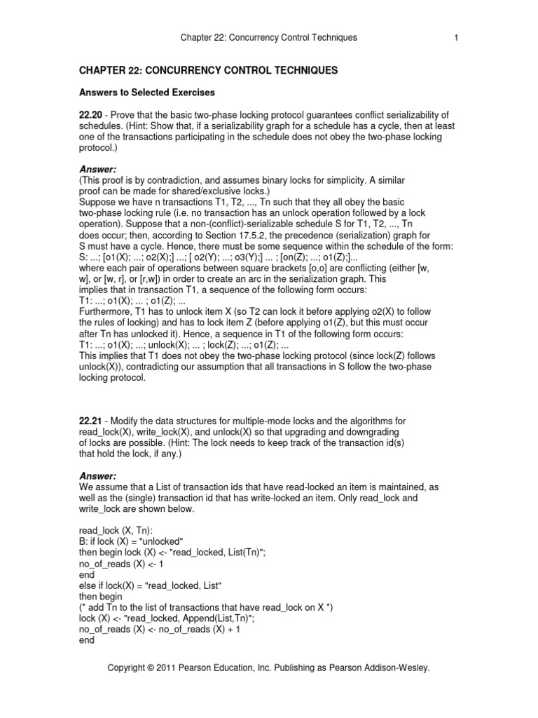 Capítulo 22 | PDF | Concurrency (Computer Science) | Computer Data