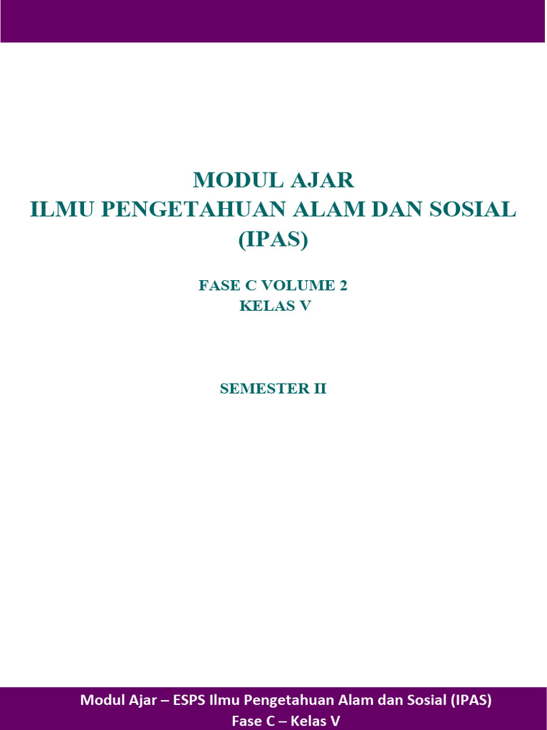 Modul Ajar Ipas Pdf