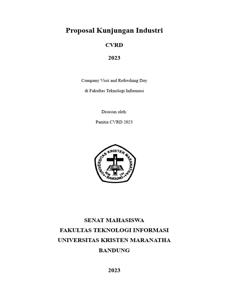 Proposal Kunjungan BCA | PDF