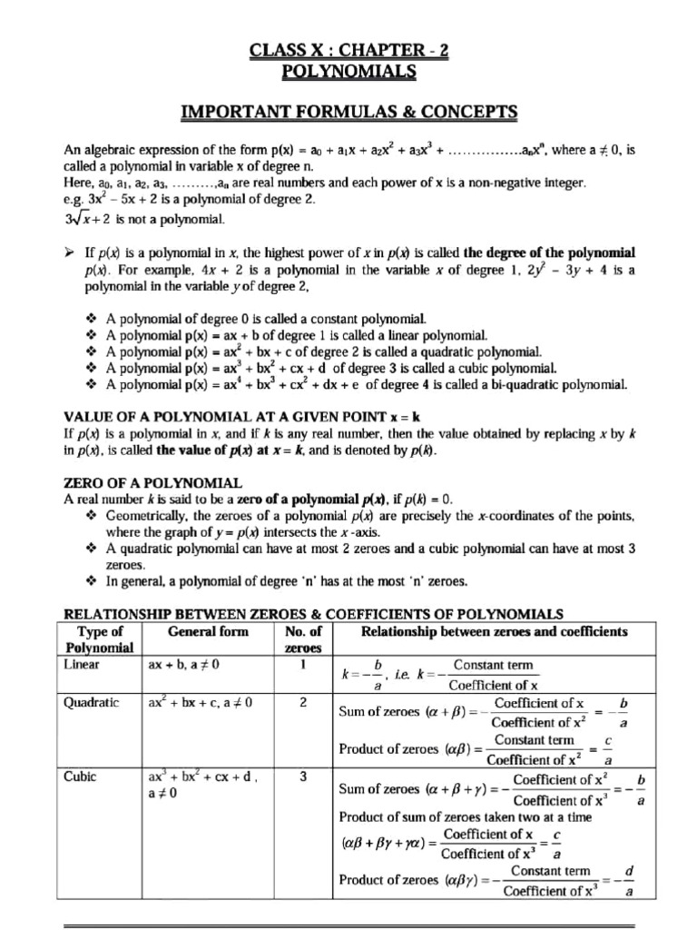 Polynomials X | PDF | Polynomial | Algorithms
