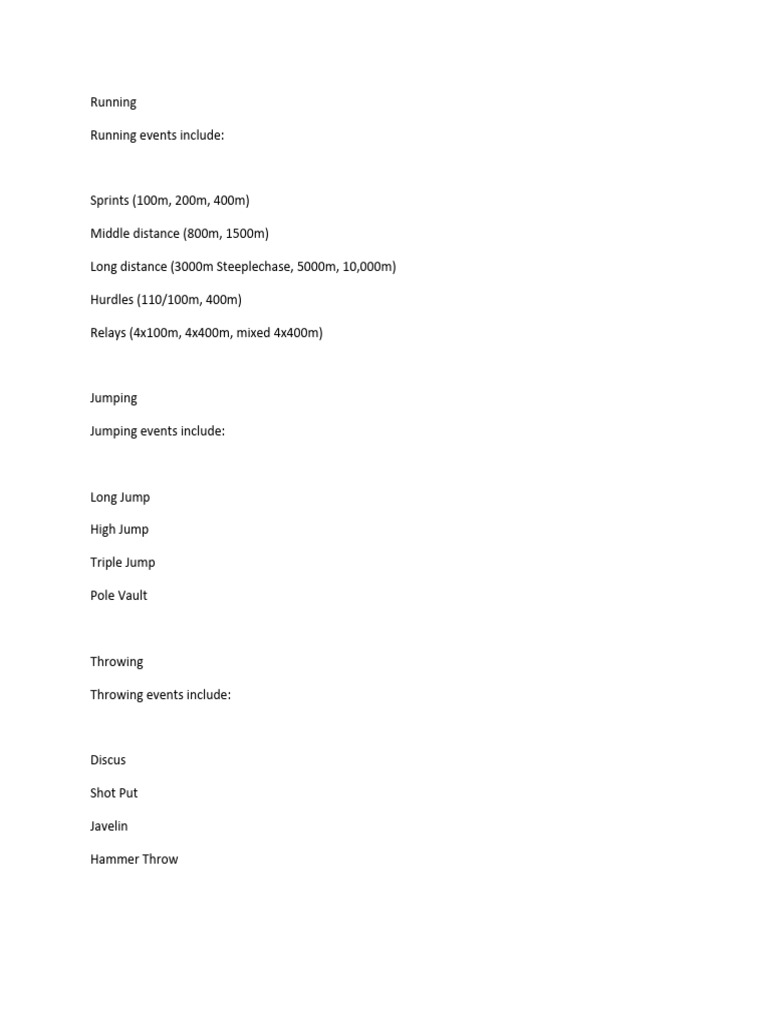 Projects Mapeh | Download Free PDF | Track And Field | Games Of Physical Skill