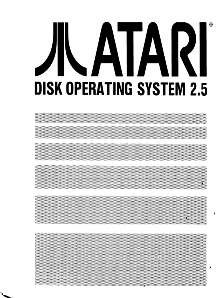 Atari DIsk Operating System 2 5 Manual | PDF