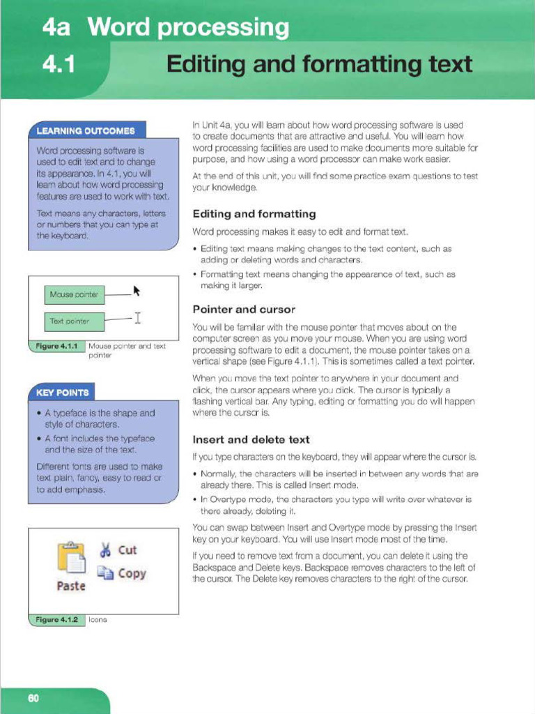 Introduction To Word Processing Pdf Cursor User Interface Word Processor